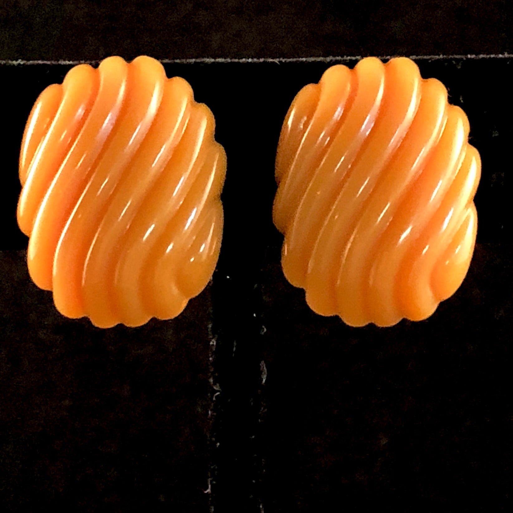 1987 Avon Color Shape Necklace & Earring Set, Amber – Retro Kandy Vintage